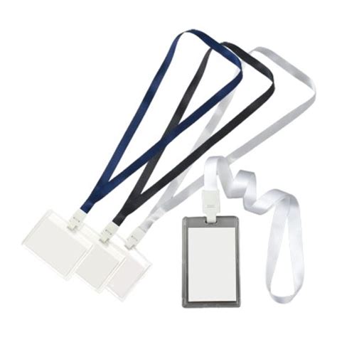 Shoppingplan 투명 아크릴 사원증 케이스 3p세트 가로형 세로형 핫트랙스