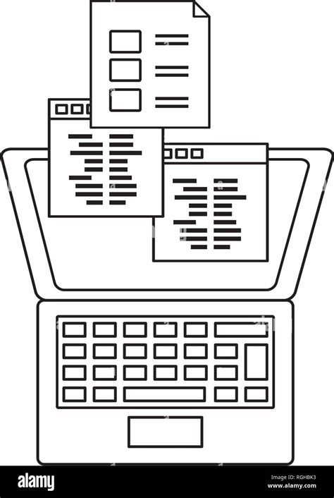 Technology Computing Cartoon Stock Vector Image And Art Alamy