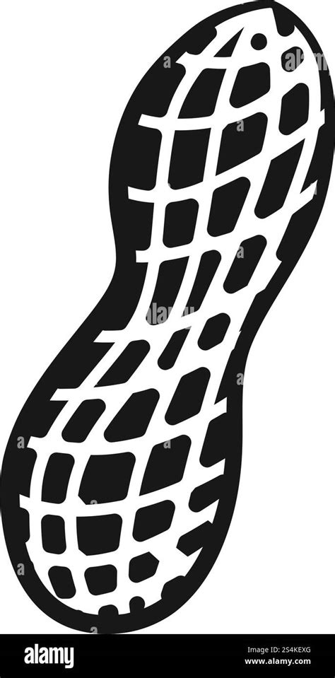 Peanut Shell Icon Simple Illustration Of Peanut Shell Vector Icon For