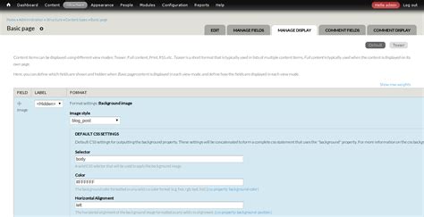 Background Images Formatter Drupal Org