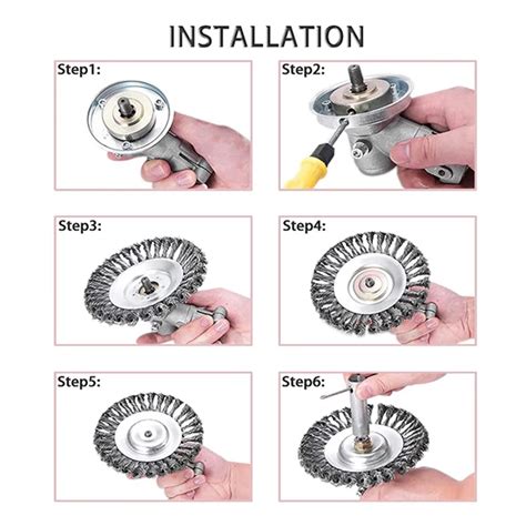 Strong Carbon Steel Derusting Weeding Wheel - Inspire Uplift