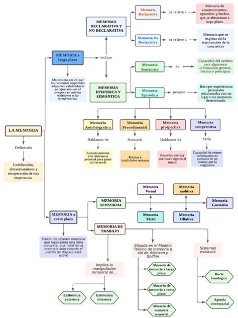 Mapa Conceptual De La Memoria Descargar Gratis Pdf Memoria