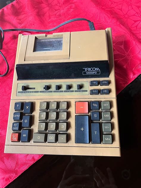 calculator for store computers and tech office and business technology on