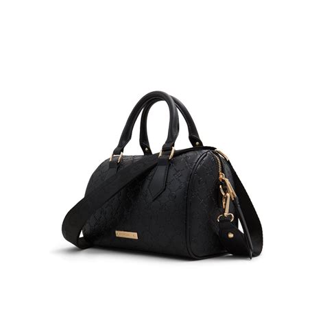 Buy Aldo Lapilli Womens Black Barrel Duffle Bag M Online