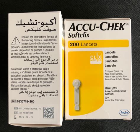 Accu Chek Softclix 200 Lancets Health And Nutrition Medical Supplies And Tools On Carousell