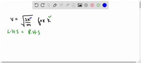 SOLVED Solve Each Formula For The Specified Variable V Numerade