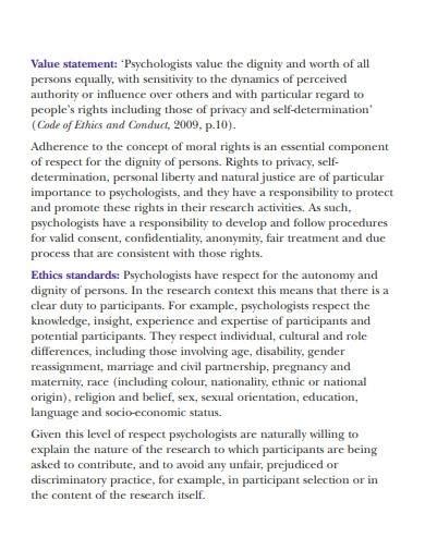 Free 10 Code Of Human Research Ethics Samples And Templates In Ms Word Pdf