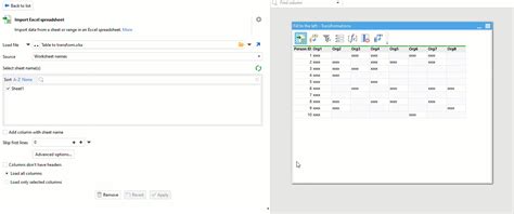 Fill To The Left Easymorph Community Data Preparation Professionals