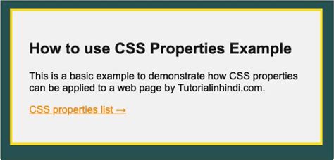 Css Property In Hindi Css Properties का उपयोग Tutorial In Hindi
