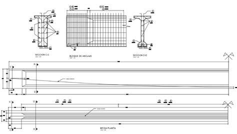 Main Plant Layout Of Beam Details Are Given In This 2d Autocad Dwg Drawing File Download The
