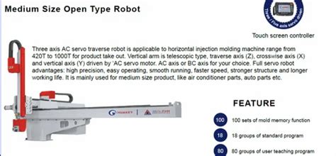 Multi Axis Servo Injection Moulding Robots At Best Price In Chennai