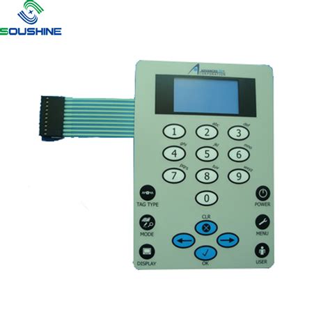 LED Display Window Membrane Keypad Click Tactile Membrane Button Switch China Membrane Switch