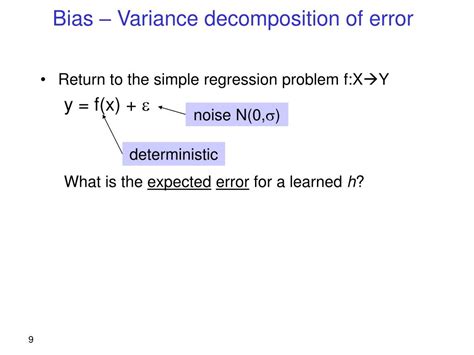 PPT Regression And The Bias Variance Decomposition PowerPoint Presentation ID