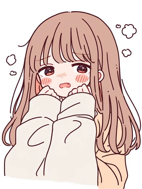 かわいい暑いウサギの耐える時間｜イラスト・フリー素材なら「シンテリ」