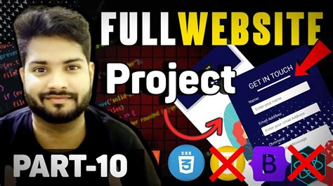 Full Website Development🔥 Part 10 Complete Projects Webdesigncodedynamo2456 Youtube