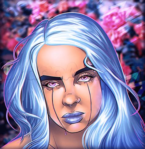 How To Draw Billie Eilish Easy Drawing Tutorial 8 Steps Toons Mag
