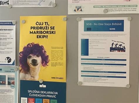 Nsb Posters In Maribor No One Stays Behind