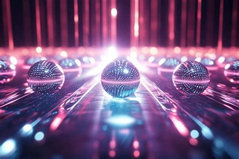 A Dynamic 3d Abstract Background Displaying A Levitating Array Of Iridescent Fluid Like Neon