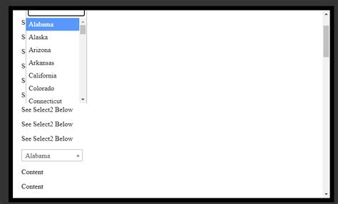 Select Troubles With Positioning In Lightbox Modal Select