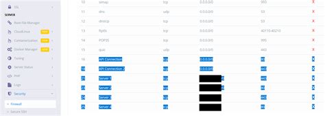Which Port To User To Allow Api Connection Web Server Cyberpanel