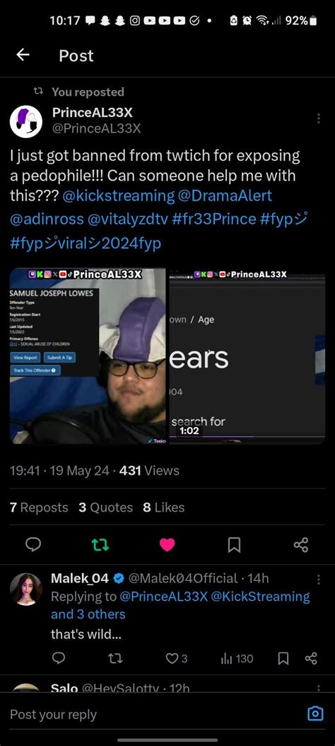 Twitch Creator Gets Banned For Exposing Peo Rthekm