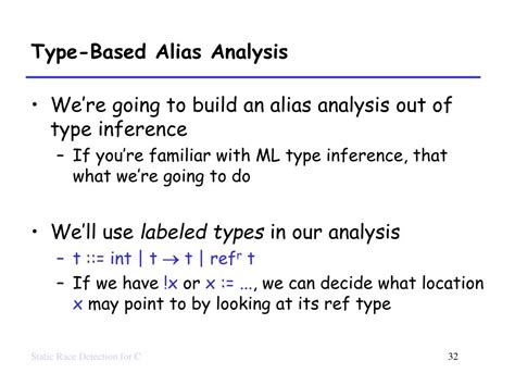 Ppt Static Race Detection For C Powerpoint Presentation Free