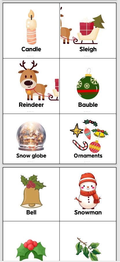 [엄마표 영어 놀이 자료 나눔] 크리스마스 패키지 도안 양육자 대본 다운로드 네이버 블로그