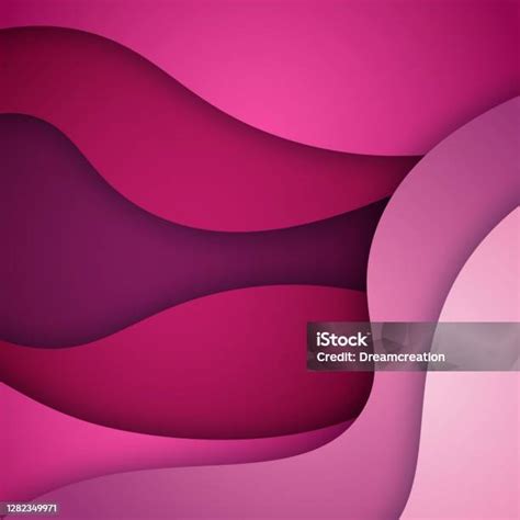 3d 추상 배경 및 종이 절단 모양 벡터 일러스트레이션 3차원 형태에 대한 스톡 벡터 아트 및 기타 이미지 3차원 형태