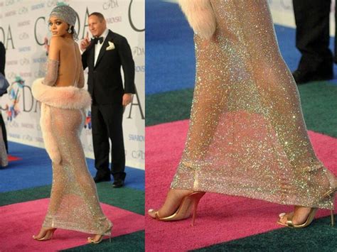Cfda Awards 2014 Rihanna Bares It All