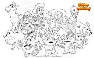 35 Coloring Pages Toy Story 5