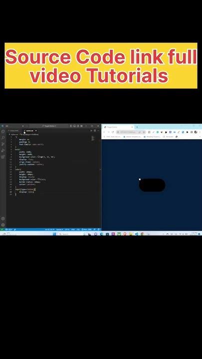 Switch Toggle Button Html Css Cssproject Htmlproject Css3course Cssbutton Cssanimation