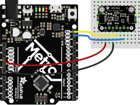 Arduino Test Adafruit Bme280 Humidity Barometric Pressure