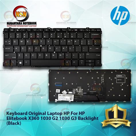 Jual Keyboard Original Laptop For Hp Elitebook X360 1030 G3 Backlight