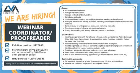 Sabrina Pilones On Linkedin Urgent Hiring Join Our Team And Be A Part Of Our Success Were