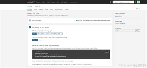 代码质量管理平台sonarqub，以及sonarscanner和sonarqube for ide的闭环使用 csdn博客