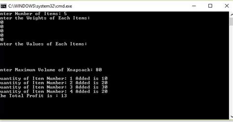 Free Programming Source Codes And Computer Programming Tutorials Fractional Knapsack Algorithm