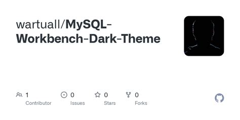 Github Wartuallmysql Workbench Dark Theme