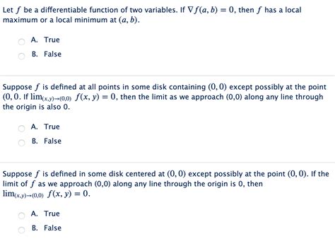 Solved Let F Be A Differentiable Function Of Two Variables