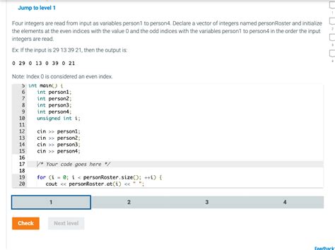 solved four integers are read from input as variables
