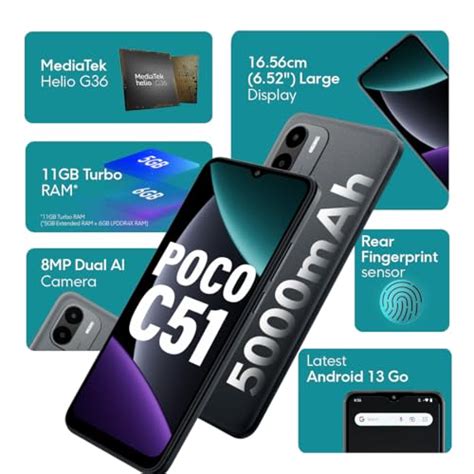 Poco C Power Black Gb Ram Gb Storage Loot You In
