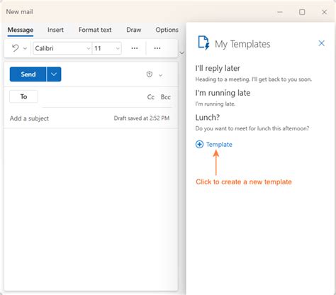 Create Email Templates In The New Outlook App And Web