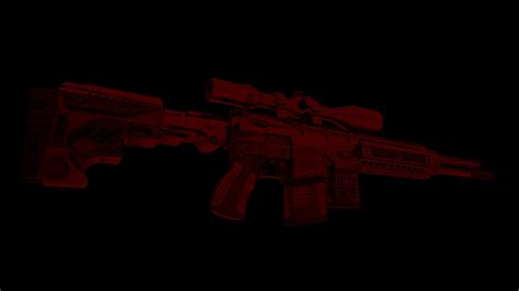 D Double Barrel Sniper TurboSquid