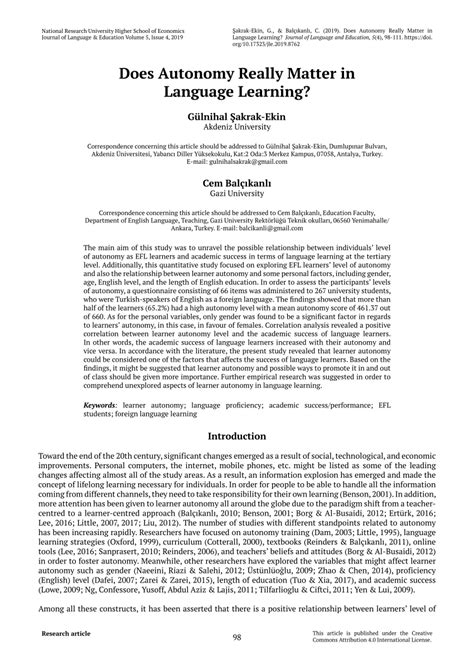 pdf does autonomy really matter in language learning