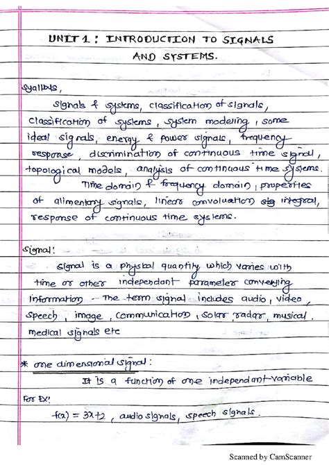 Signals And Systems Unit 1 UNIT 1 INTRODUCTION TO SIGNALS AND SYSTEMS Syallbus Signals
