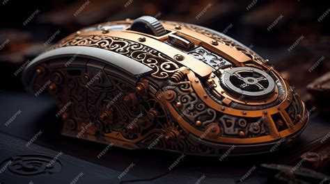 Premium Ai Image A Photo Capturing The Intricate Details And Textures Of A Computer Mouse