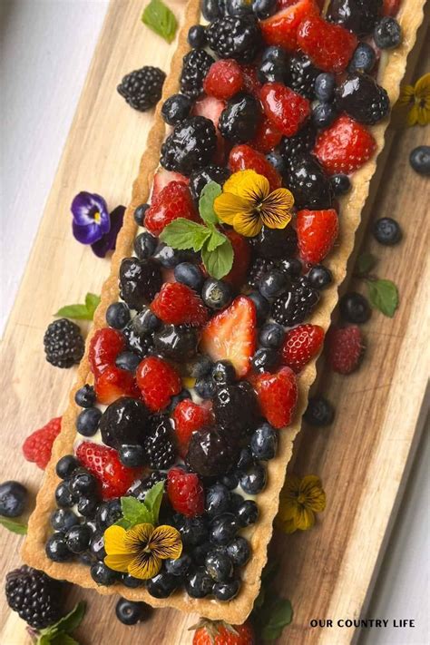 Fresh Fruit Tart Recipe From Scratch The Best Summer Dessert Our