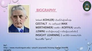 Wolfgang Kohler Pptx