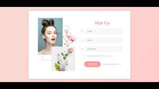 How To Create Signup Form Using Html Css And Js Doovi