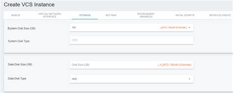Create A Vcs Instance Tws