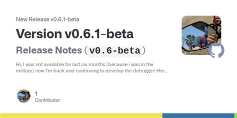 hello i just released gdbfrontend v0 6 beta happy debugging 🎉 r